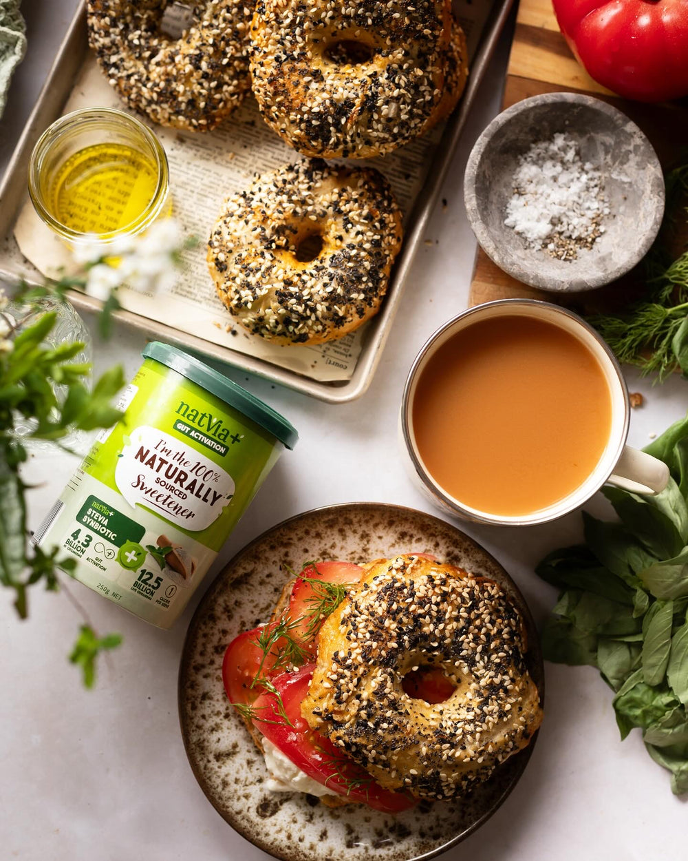 Homemade Hero Bagels – Natvia Online Store