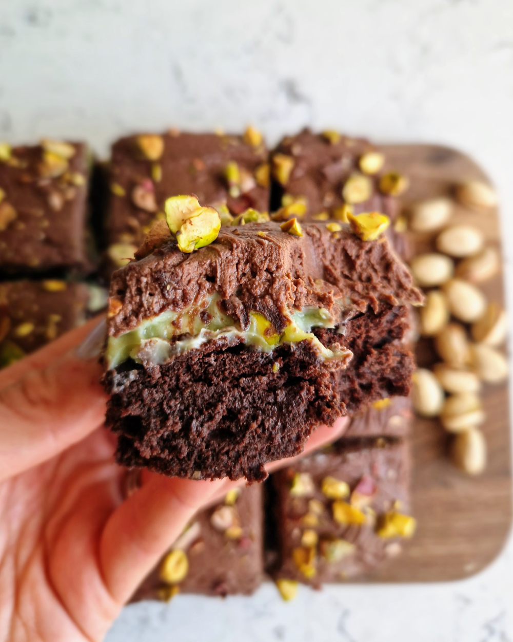 Pistachio Chocolate Layered Brownies | Sugar-Free Recipe – Natvia ...