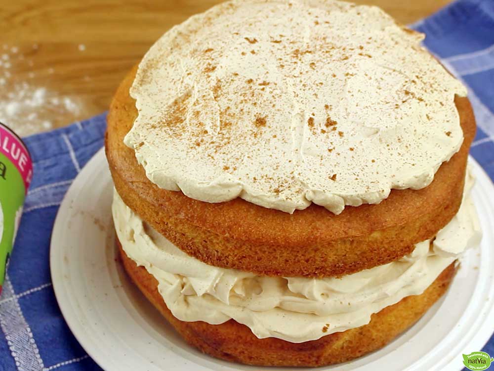 Spiced Coffee Cream Sponge | Natvia Online Store