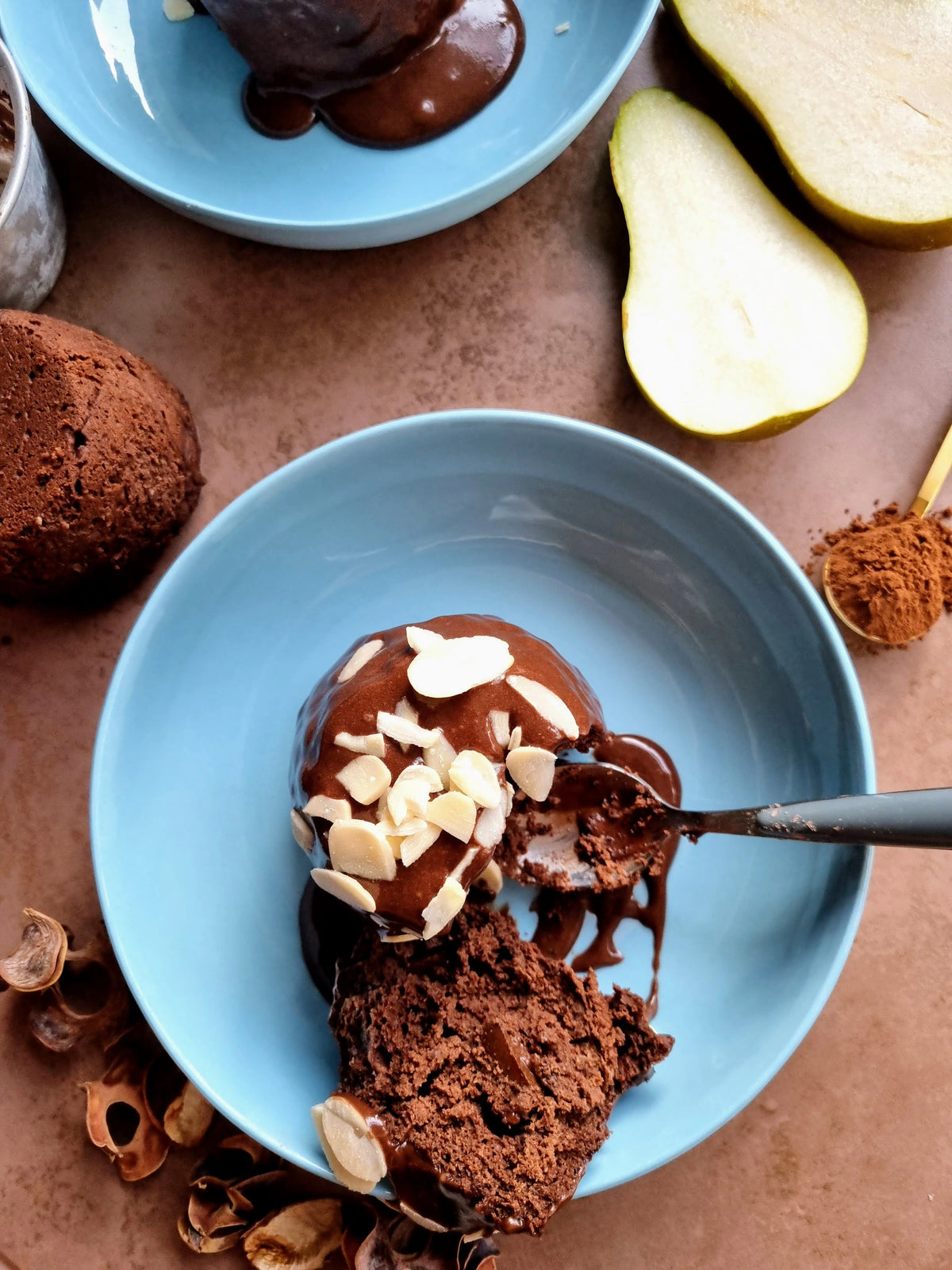 Delicious Gluten-Free Chocolate Pear Puddings | Guilt-Free Dessert ...