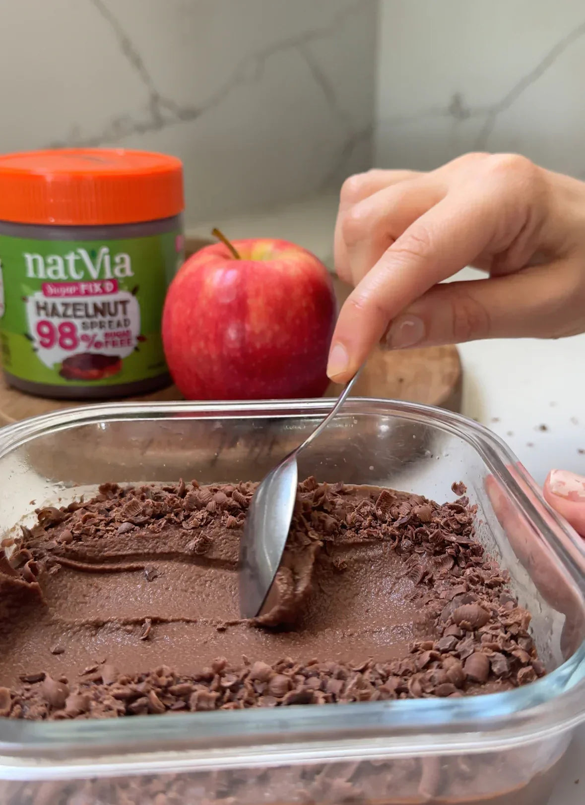 2-Ingredient Apple Mousse Recipe with Natvia Hazelnut Spread | Natvia ...