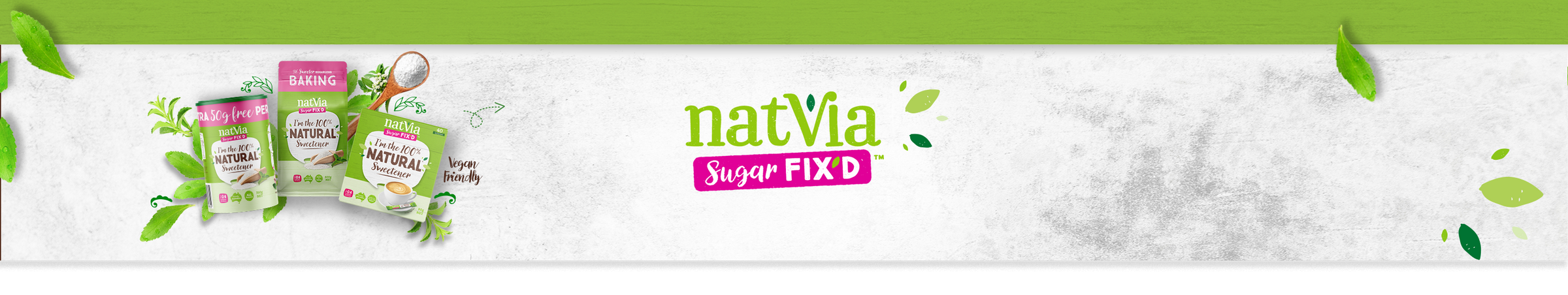 100% Natural Stevia Sweetener | Natvia | Natvia Online Store